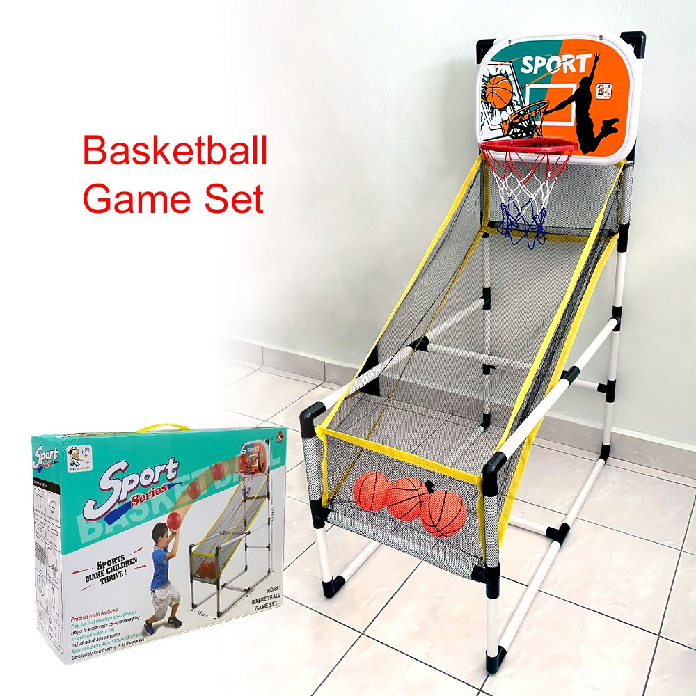 1.27M Kid Arcade Basketball Board Basket Ball Net Full Set Hoop ...