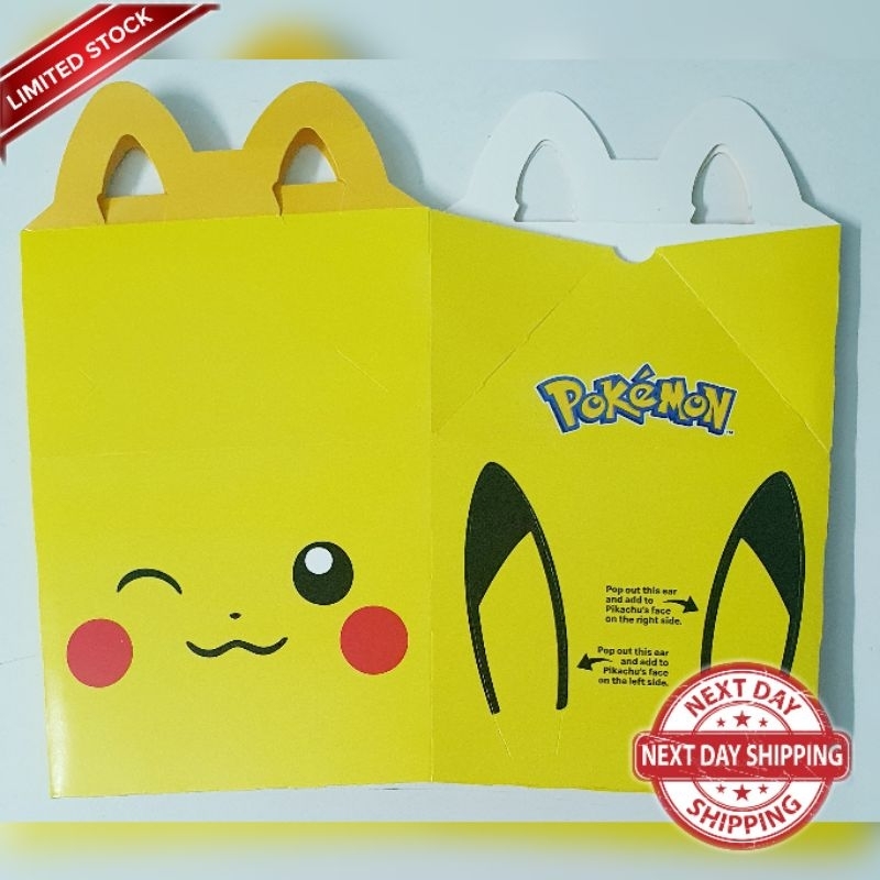 McDonalds Happy Meal Box 2023: Pokemon Pikachu Violet Scalet Edition ...