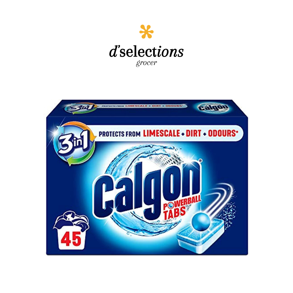 CALGON POWERBALL LIMESCALE 3 IN 1 TABLETS 195g | Shopee Singapore