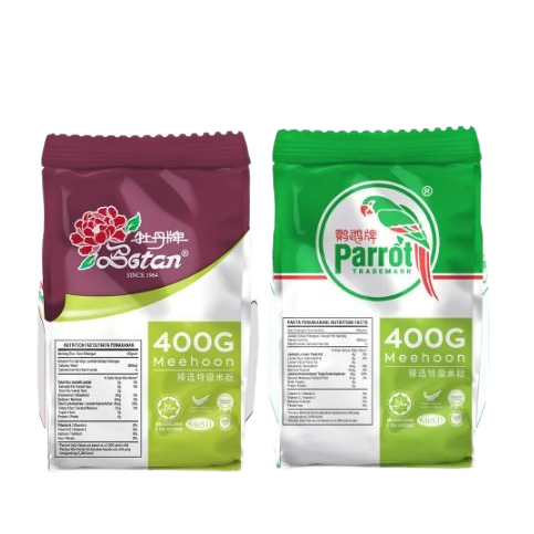 Parrot / Botan Rice Vermicelli Traditional with No Seasoning 400g (Mee ...