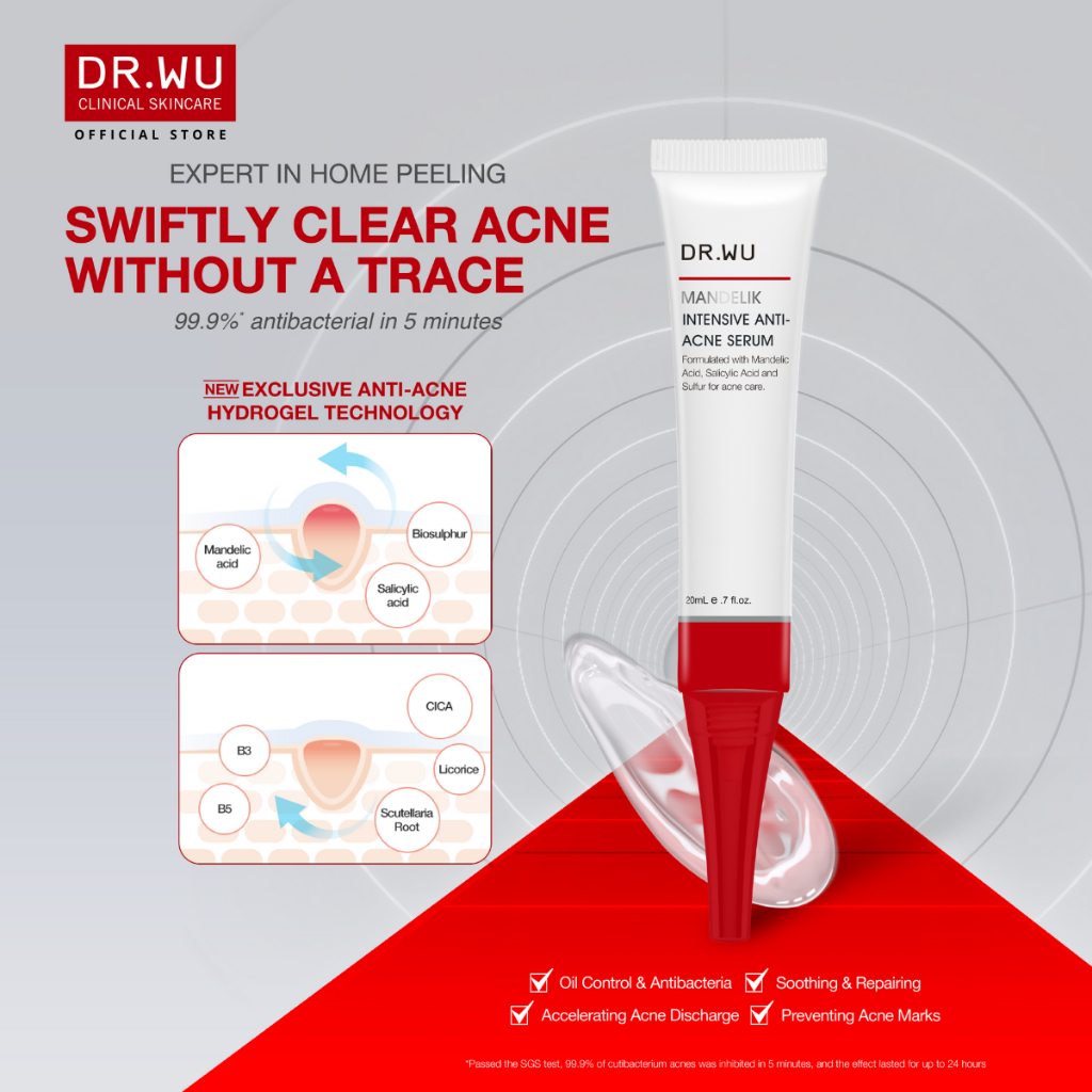EXP JULY 2026 DR.WU Official Mandelik Intensive Anti-Acne (20ml ...