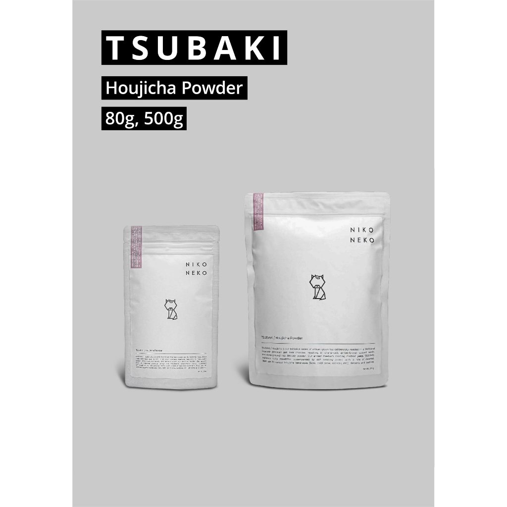 NIKO NEKO Tsubaki Houjicha Powder (Halal Certified) | Shopee Singapore