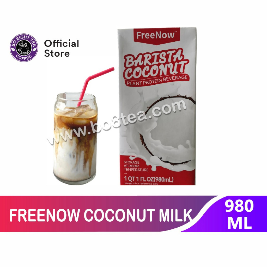 Freenow COCONUT MILK 980ML Fino Thick COCONUT MILK [Coffee Tea Drink ...