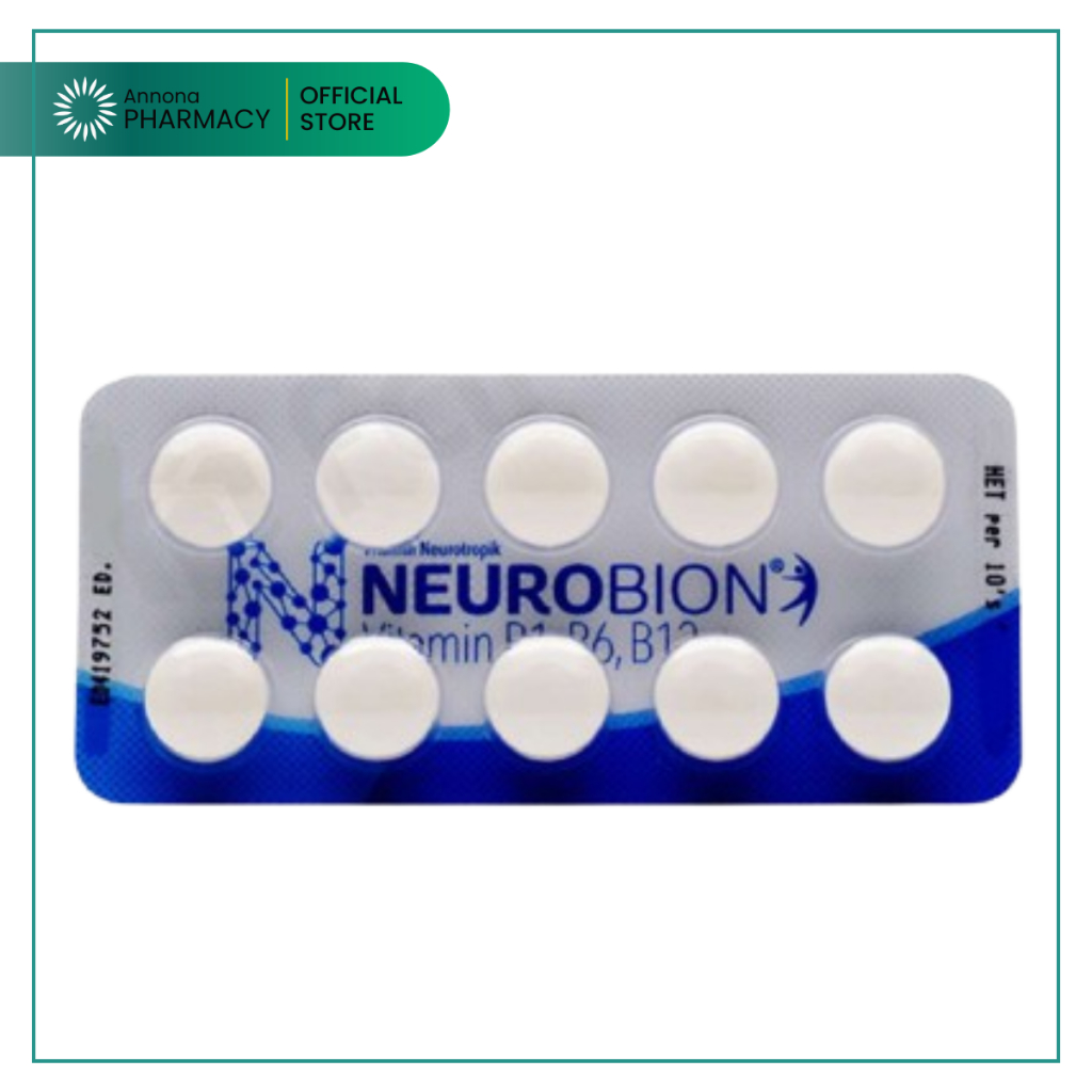 NEUROBION Vitamin B1,B6,B12 Tablet ( 1 strip ) | Shopee Singapore