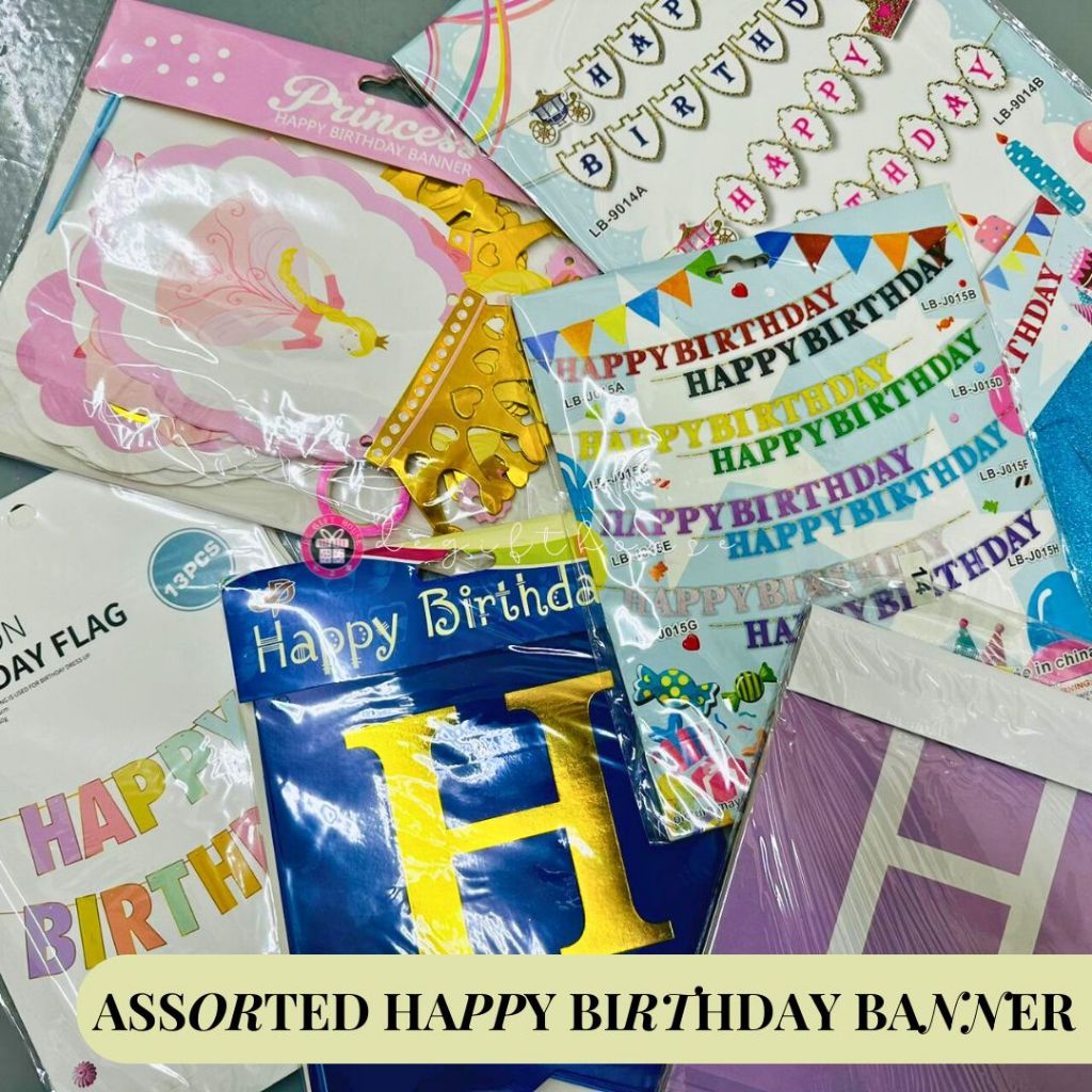 13 Flags/Set Happy Birthday Party Banner Flag Decoration Backdrop ...