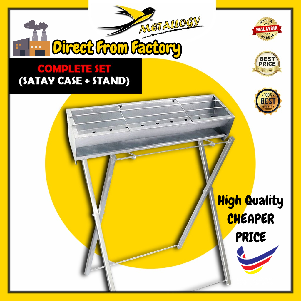 Metallogy Complete Set Dapur Satay Grill BBQ Traditional Folding ...