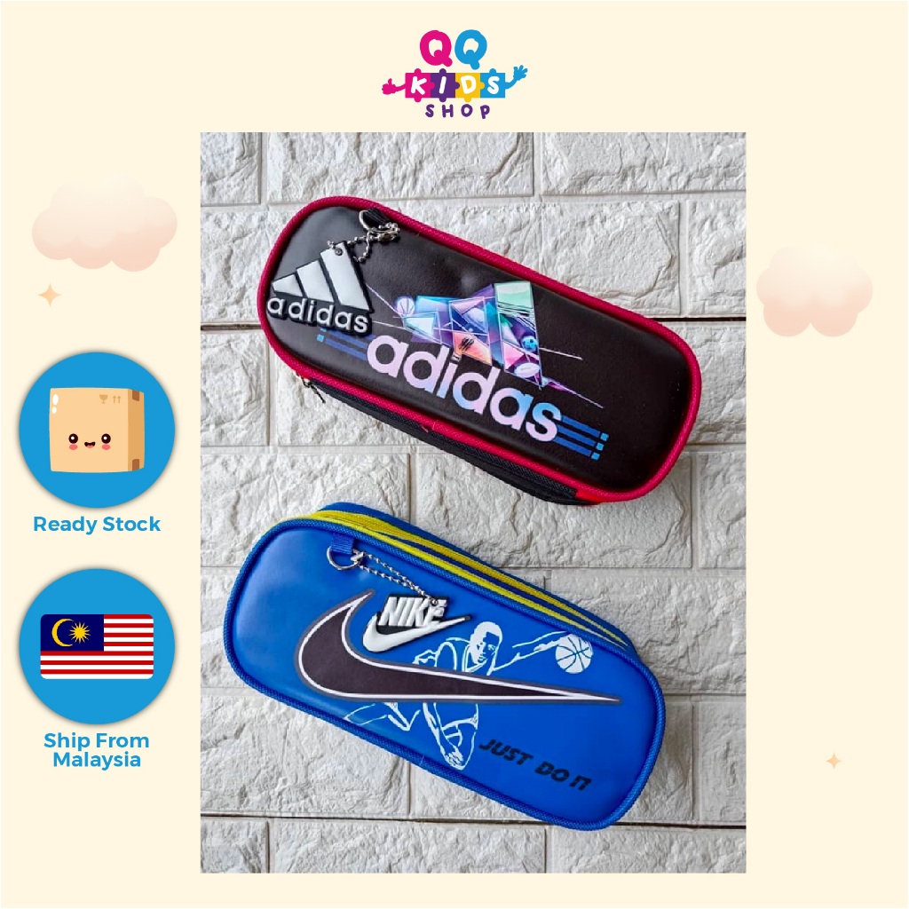 Adidas / Nike Design Mature Pencil Case Kotak Pensil Stationery ...