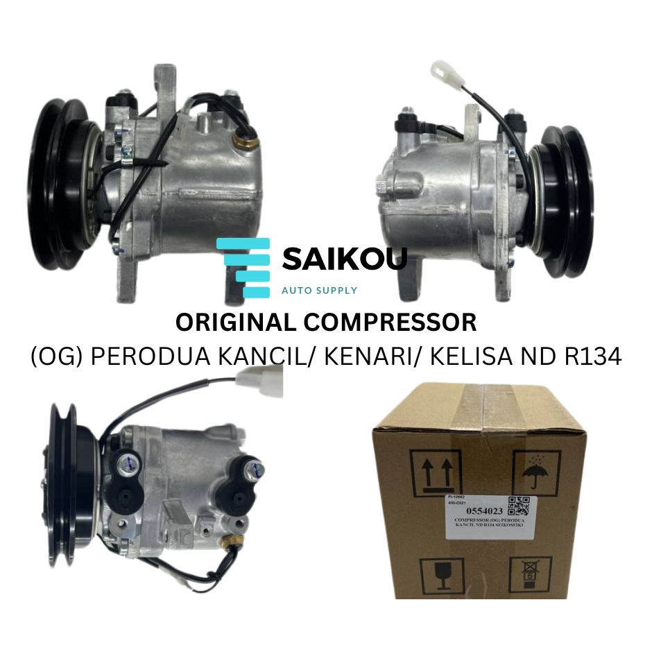 Compressor NEW Perodua Kancil / Kenari / Kelisa Denso System R134 SEIKO ...
