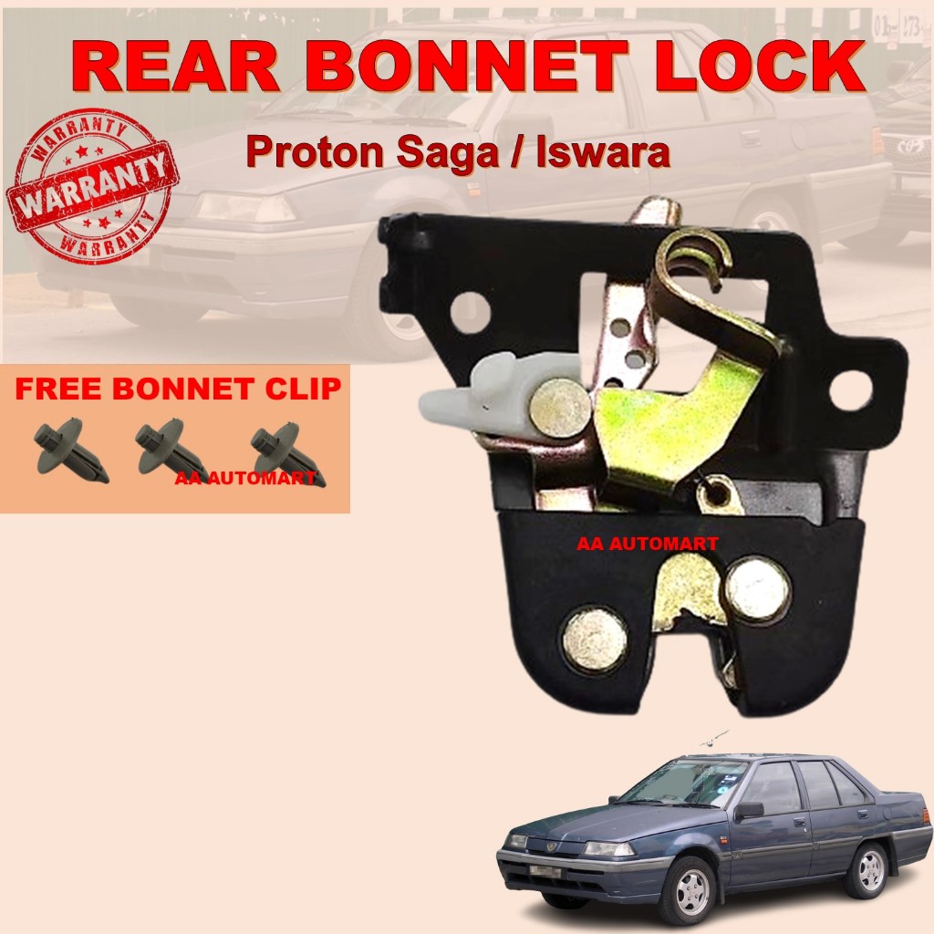 Proton Saga / Iswara Rear Bonnet Lock (Sedan) | Shopee Singapore