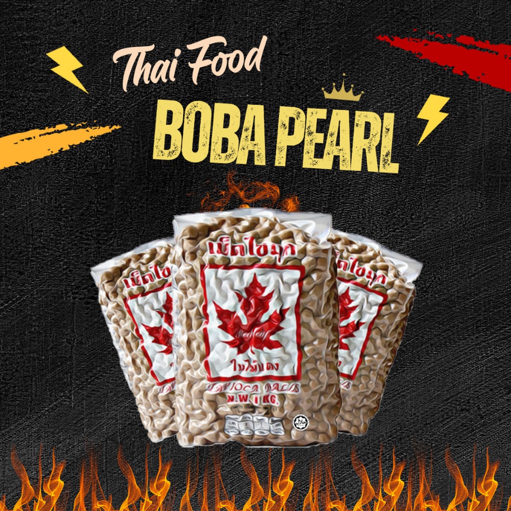 Boba Pearl Bubbles Boba Bubble Tea Pearl (1 KG) | Shopee Singapore