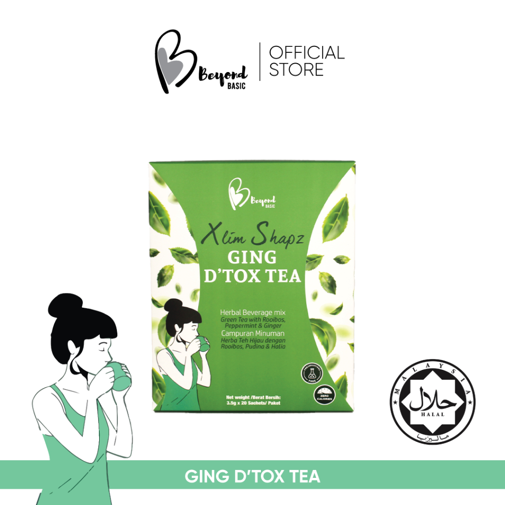 Beyond Basic Ging D'Tox Tea (3.5g x 20s) | Shopee Singapore