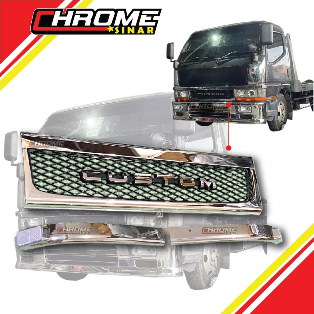 MITSUBISHI CANTER GRILLE CHROME (CUSTOM) | Shopee Singapore