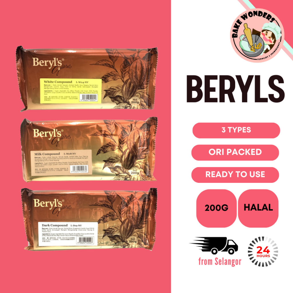 200G Bar Beryls Chocolate / Compound Chocolate/ Chocolate Compound Bar ...