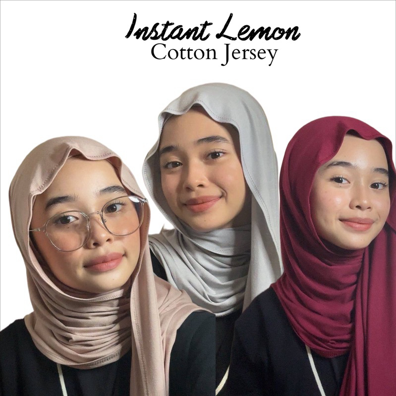 Instant Lemon Jersey Cotton ( attach inner tali ) | Shopee Singapore