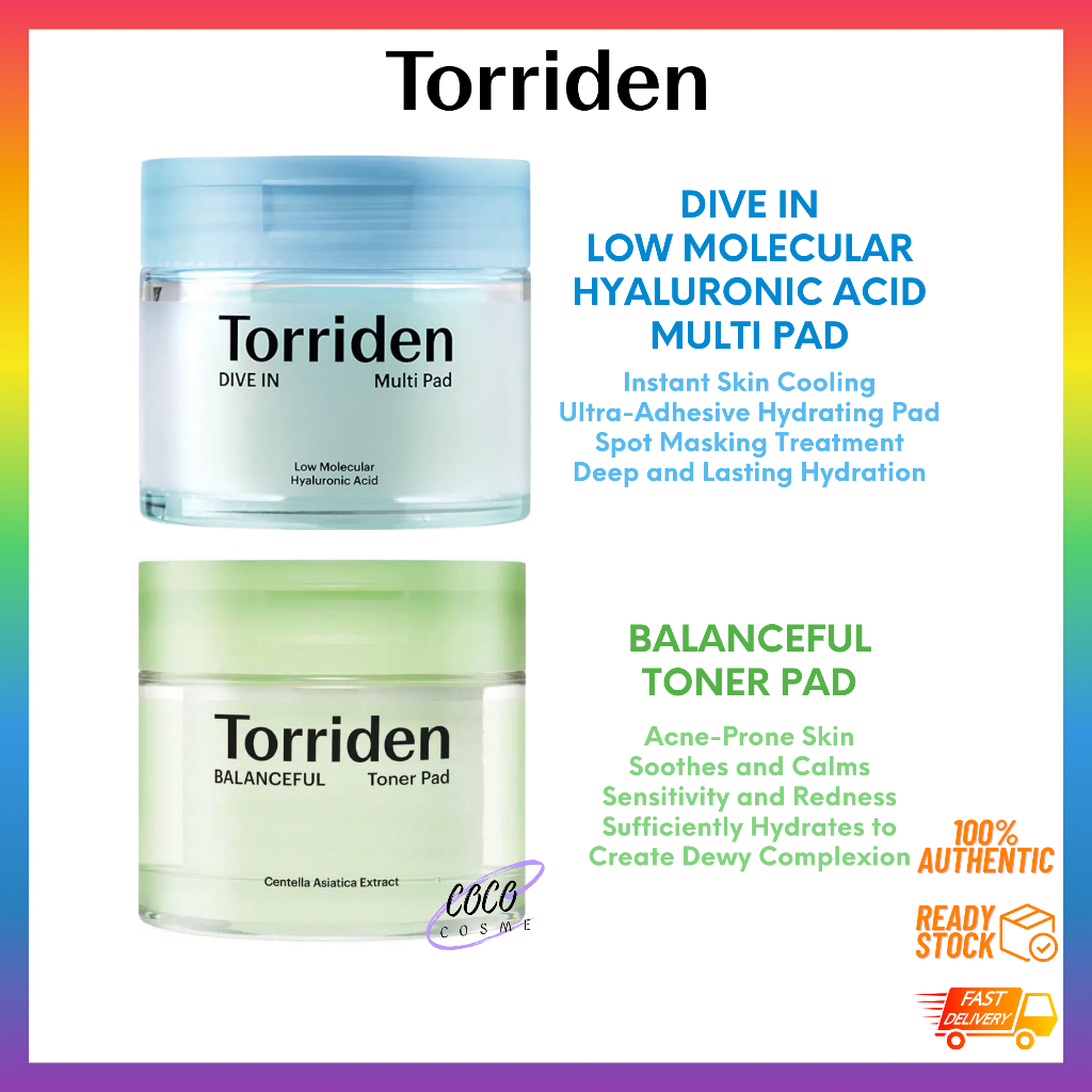 TORRIDEN Dive In Low Molecular Hyaluronic Acid Multi Pad / Balanceful ...