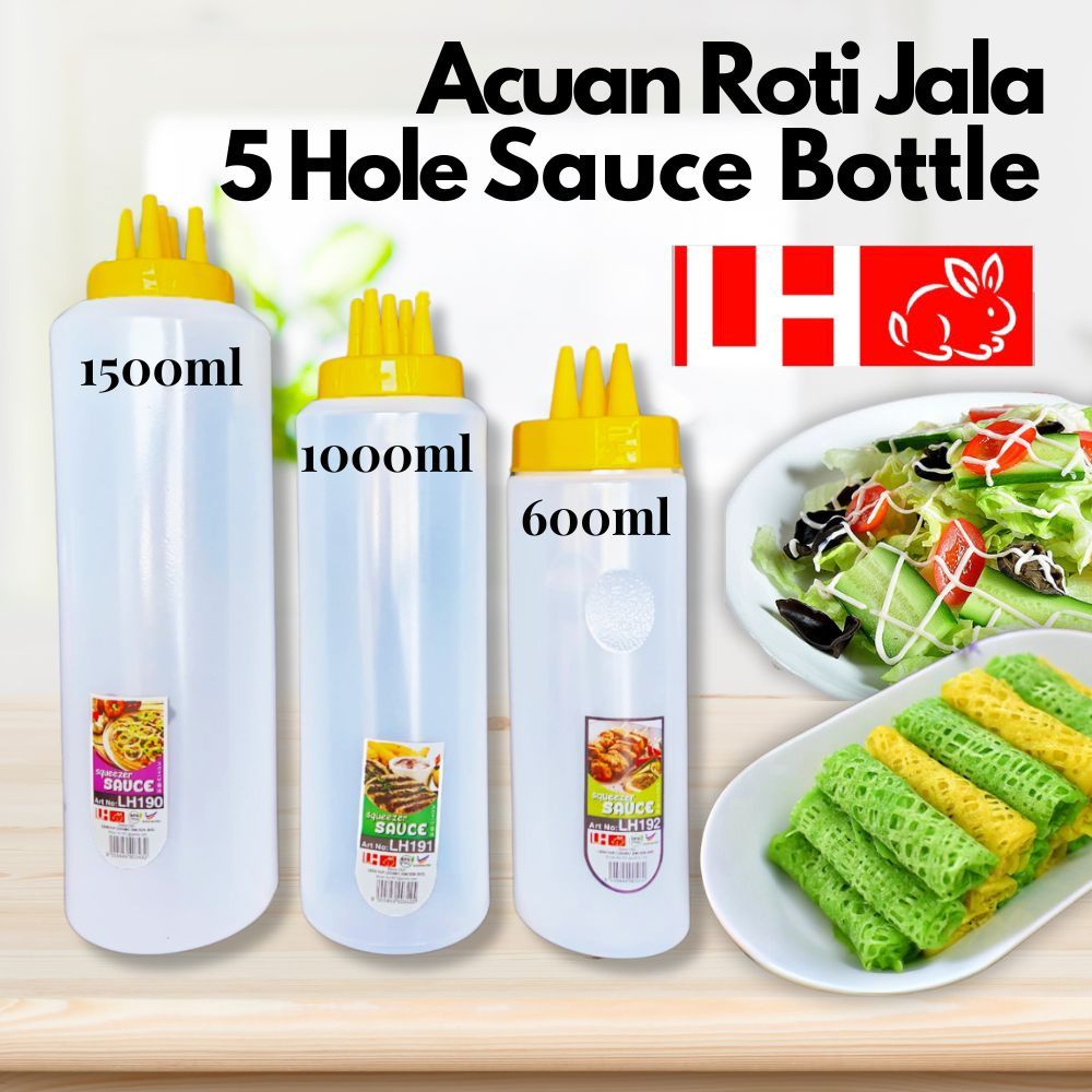 Acuan Roti Jala /Roti Jala Mould / Multipurpose Sauce Bottle / Botol ...