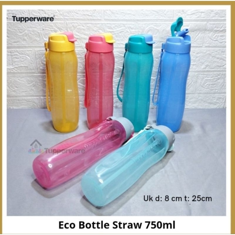 Tupperware Eco Bottle Straw 750ml set (4pcs) | Shopee Singapore
