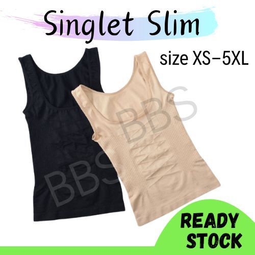 Slimming Singlet Kempiskan Perut Buncit Boroi Kurus Anti Buncit Slim ...