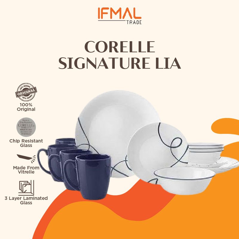 Corelle Signature Lia | | !!! Ceramic Plate Tableware Pinggan Kaca ...
