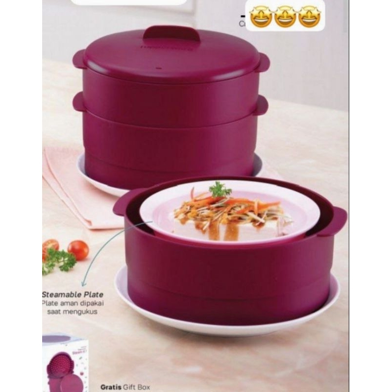 Tupperware Steam it / Steamer | Shopee Singapore