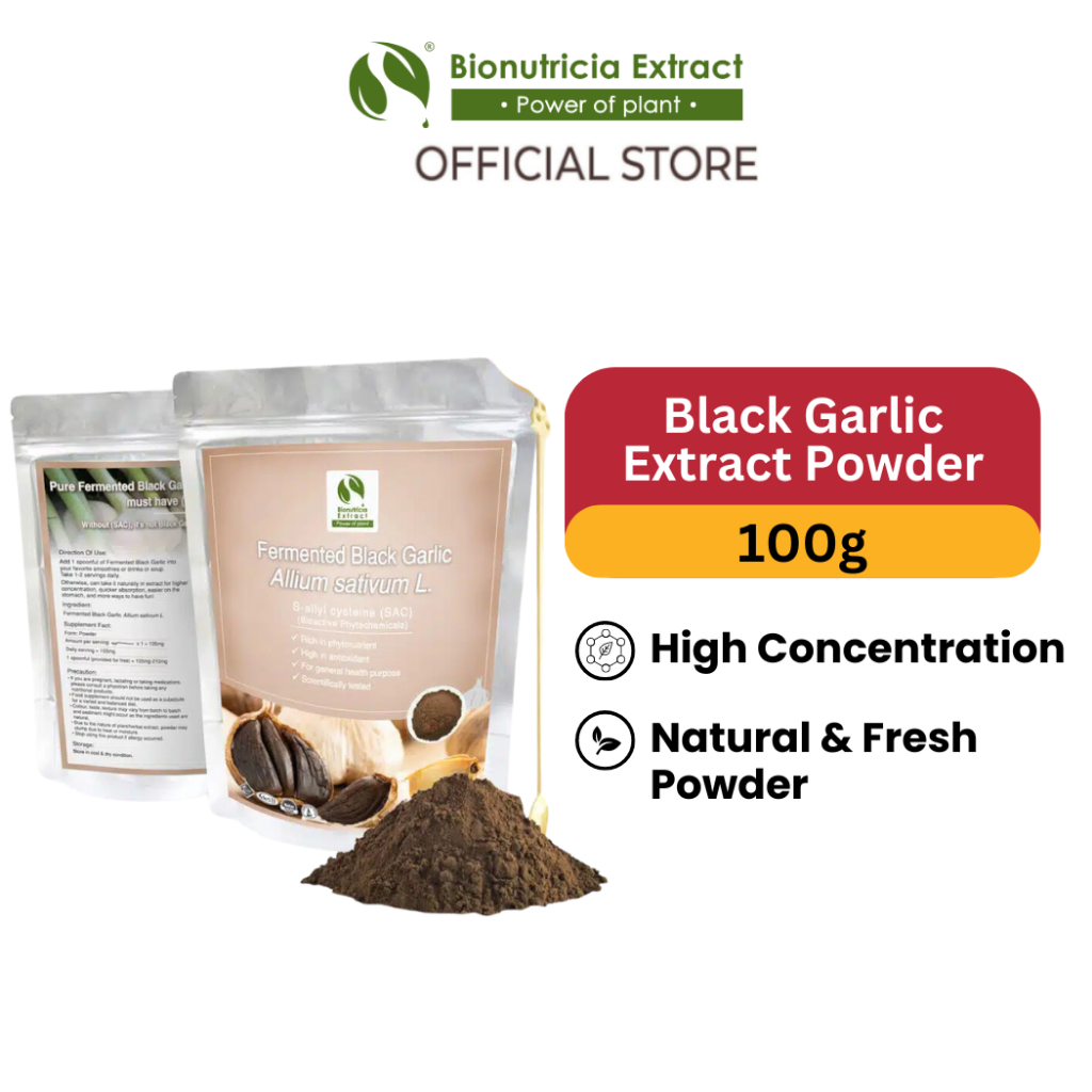 Bionutricia Fermented Black Garlic Powder 100g | Shopee Singapore