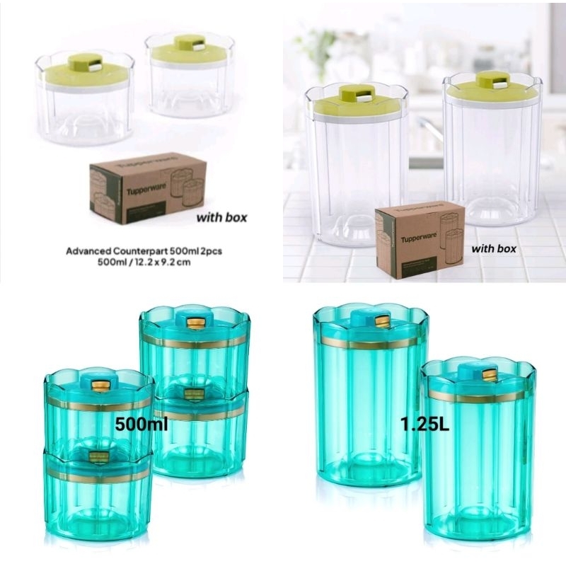 Tupperware Advanced Counterpart 500ml / 1L | Shopee Singapore