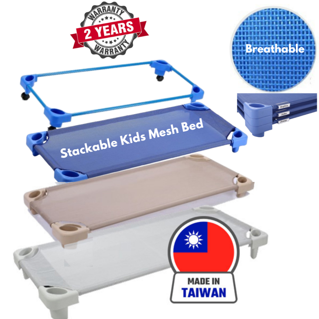 AKiddy Katil Kanak, Katil Taska, Children Stackable Cot, Kids Mesh Bed ...