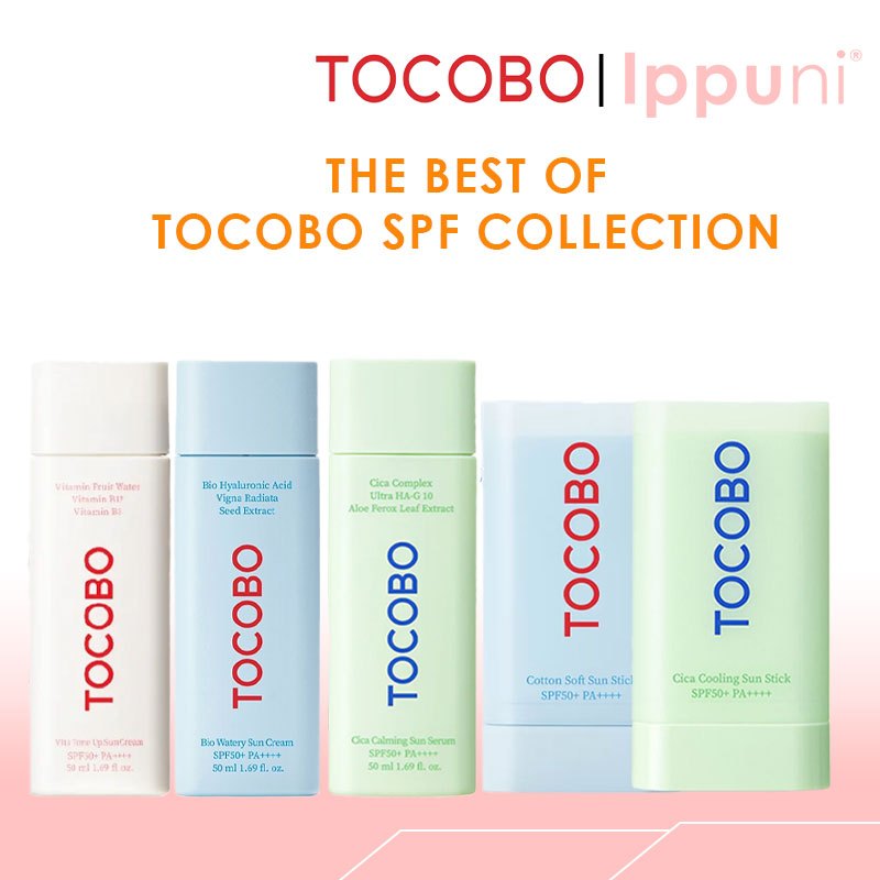 TOCOBO Sunscreen Best Collection Bio Watery /Cotton Soft /Vita Tone Up ...