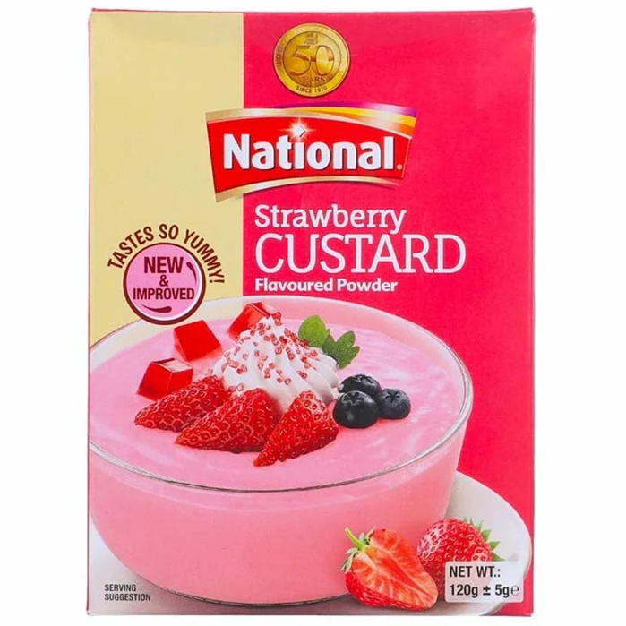 National Custard Strawberry (120g) | Shopee Singapore