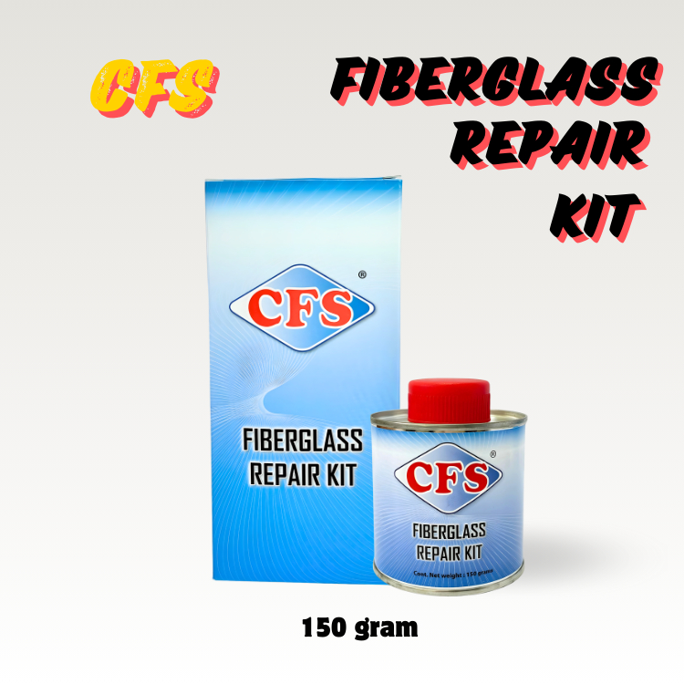 CFS Fiberglass Repair Kit 150Gram (1 Box Full Set with 6 items ...