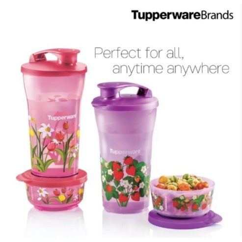 Tupperware Quench And Snack Set (Purple Only) | Shopee Singapore