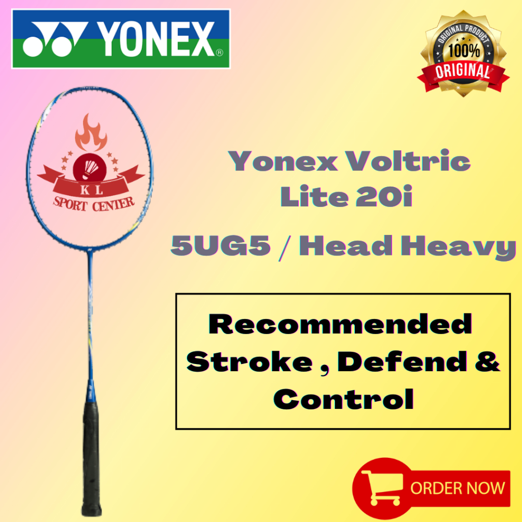 YONEX Voltric Lite 20i (Blue) Badminton Racket - One Piece T-Joint ...