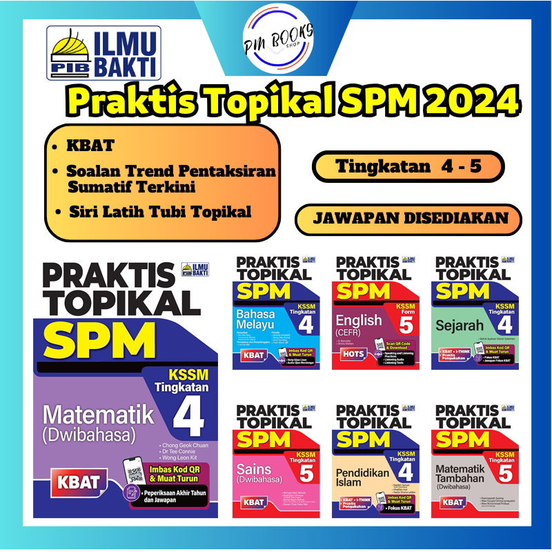 [PMBOOK] Topical Practical Service Science SPM Level 4 Level 5 KSSM - Edition 2024- Mathematics ...