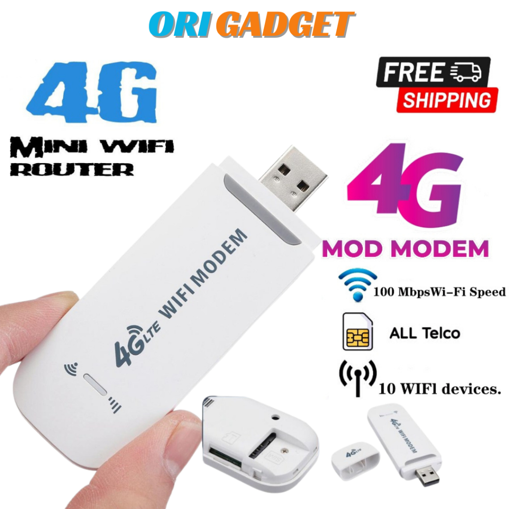 Modified 4G LTE Wireless USB Dongle 150Mbps Modem Stick WiFi Adapter 4G Card Router Pocket Modem ...