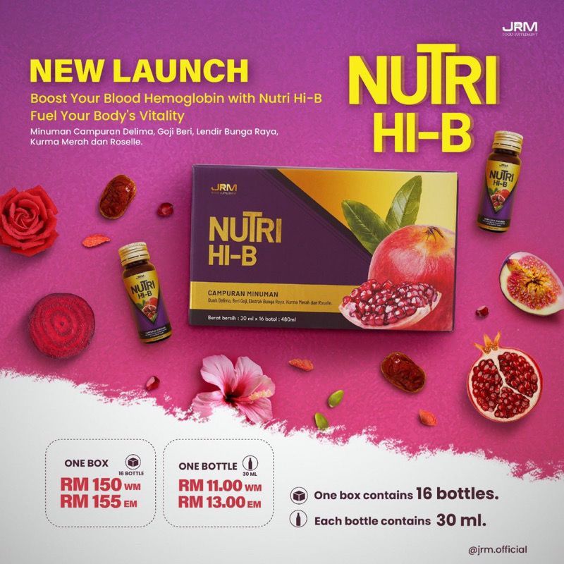 JRM RH-Nutri Hi-B (1 Box) | Shopee Singapore