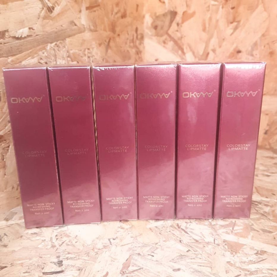 OKAYA COLORSTAY LIPMATTE (new colour) | Shopee Singapore
