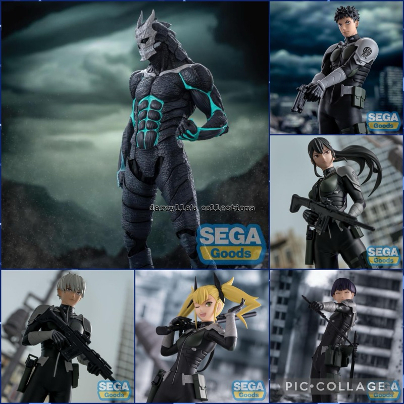 SEGA Luminasta Kaiju No. 8 Figure Hachigo Kaiju Anime Kafka Mina Reno ...