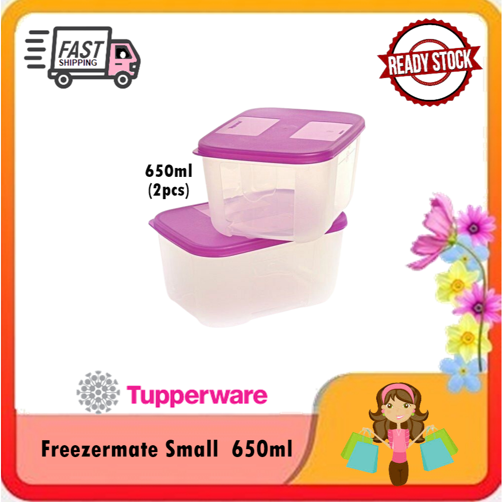 Tupperware Freezermate Medium 2.3L & Freezermate Small 650ml | Shopee ...