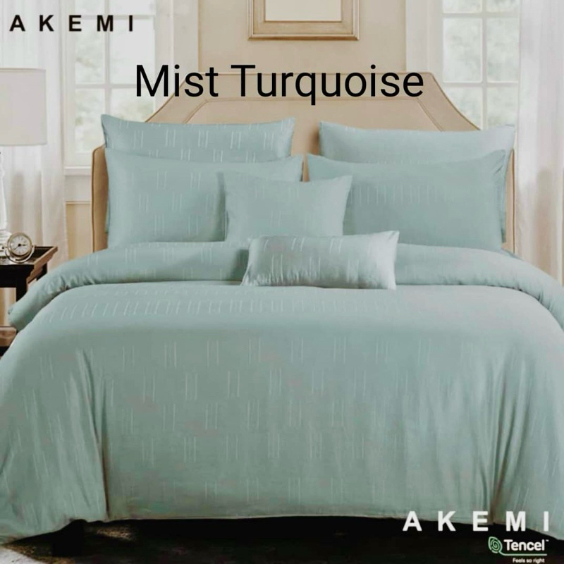 AKEMI Akemi TENCEL TOUCH CLARITY DILETTA /SLAVIC /FAYZA FITTED SHEET SET 850TC天丝床单套装 | Shopee ...