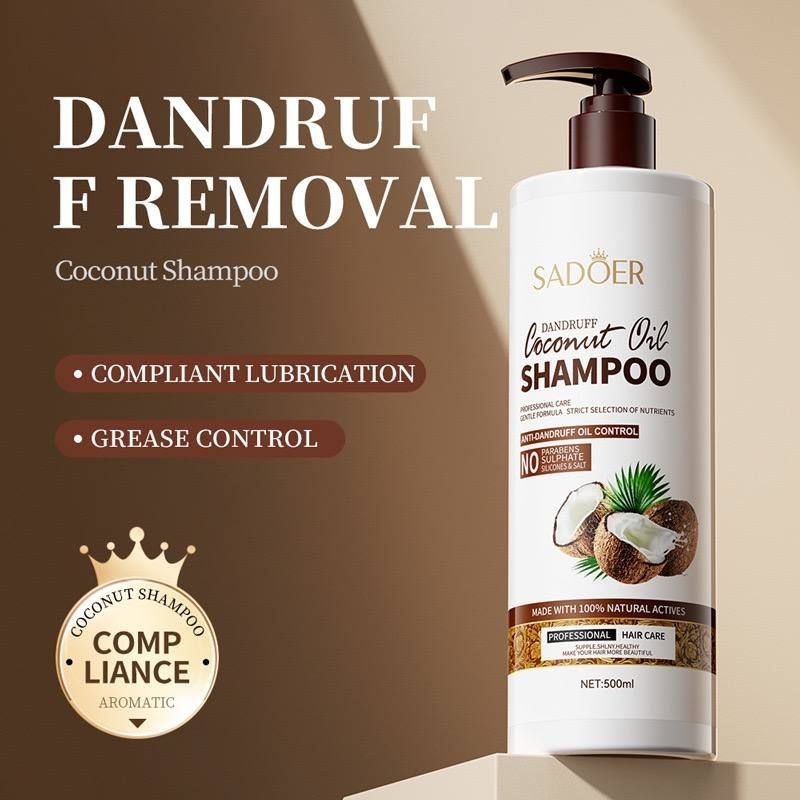 SADOER SHAMPOO ANTI DANDRUFF Anti DANDRUFF coconut oil shampoo Removes ...