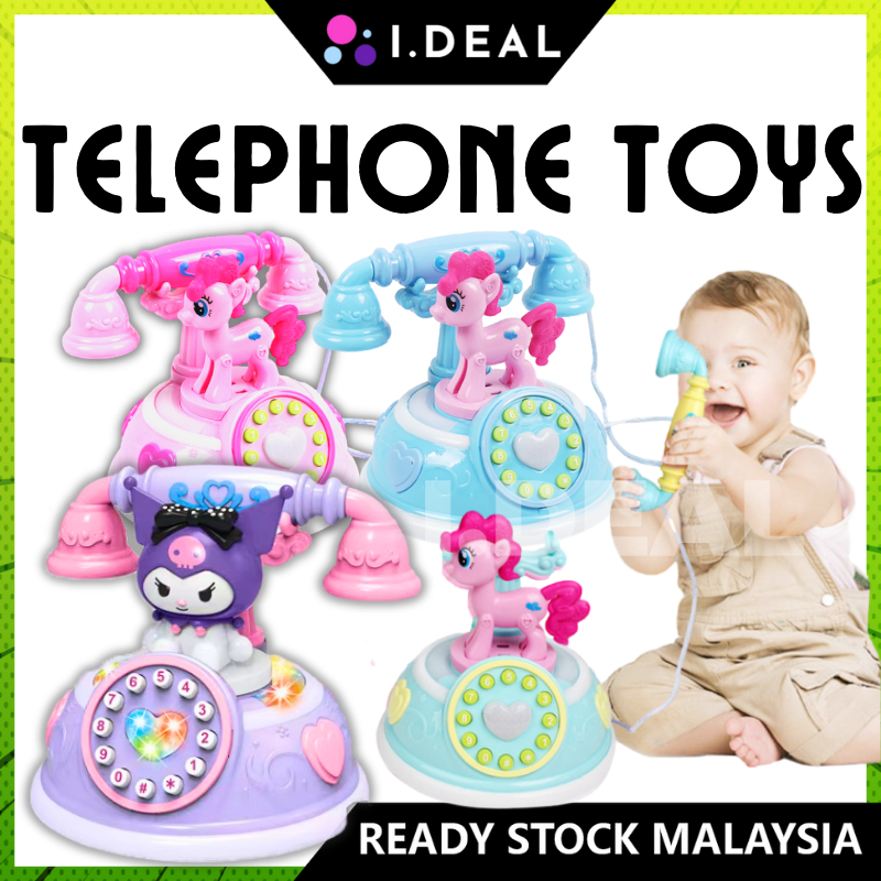 IDEAL My Little Pony Phone Simulation Telephone Play Toy Light & Songs ...