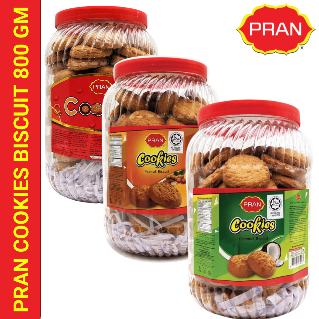 PRAN Cookies BiscuitCoconut/Peanut/Chocolate (800g) | Shopee Singapore