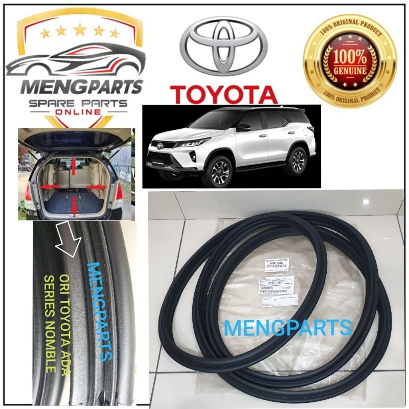TOYOTA FORTUNER TGN156 GUN155 GUN156 2016Y-2024Y REAR BONNET RUBBER ...