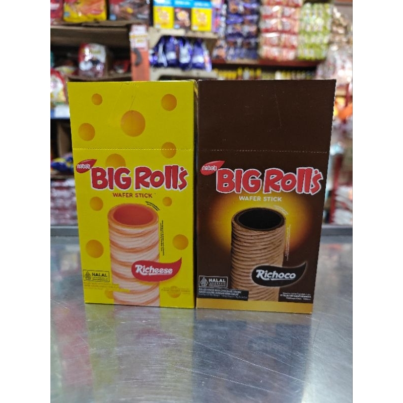 Nabati Big Roll's Wafer Stick (Cheese / Chocolate) | Shopee Singapore