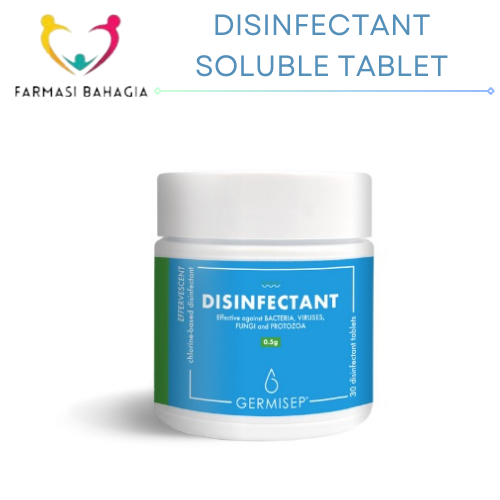 [ Exp 7/2026 ] GERMISEP 0.5G DISINFECTANT TABLET 100'S - Chlorine-based ...