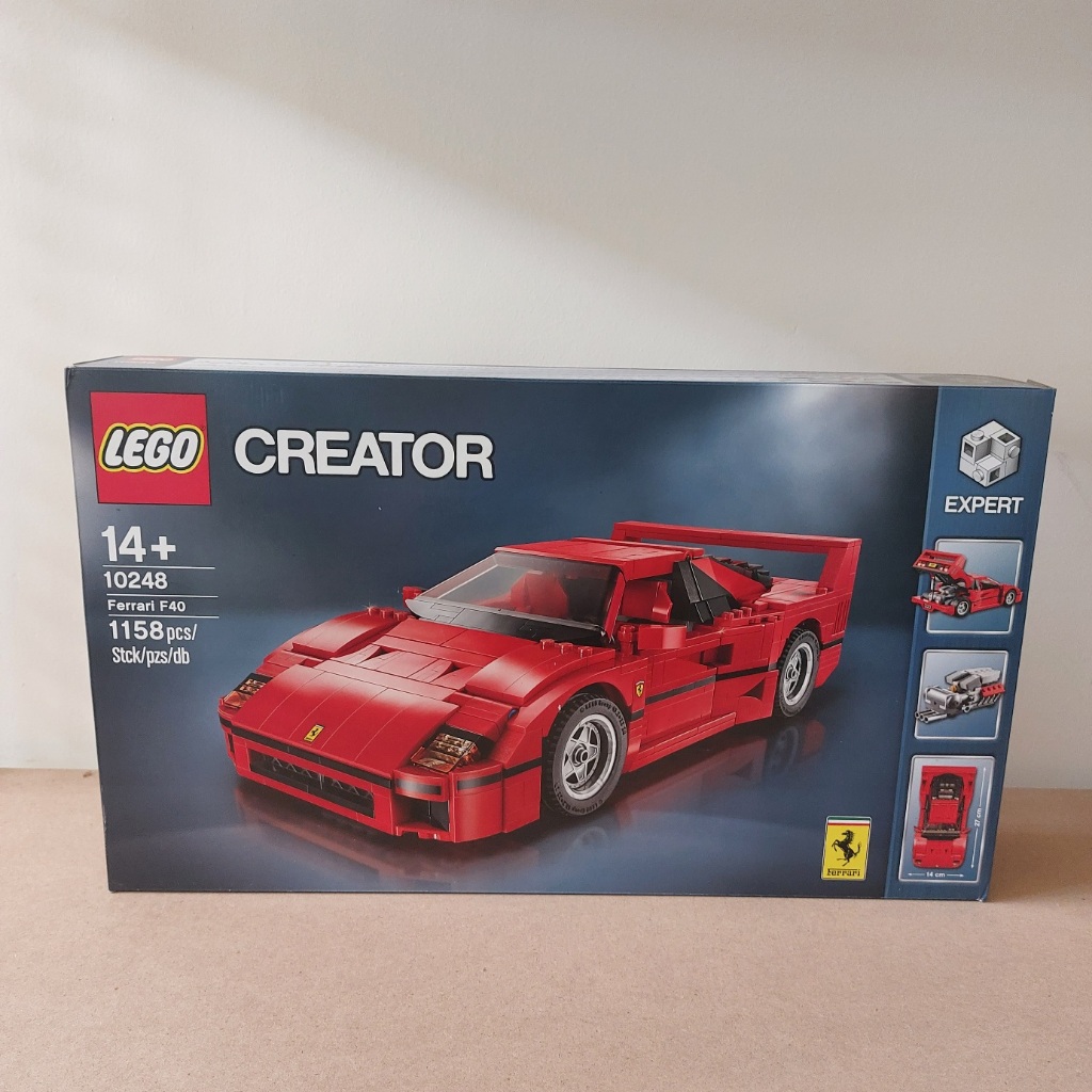 Lego Creator Expert 10248 Ferrari F40 (NEW/MISB/Bad Box/Loose Sealed ...