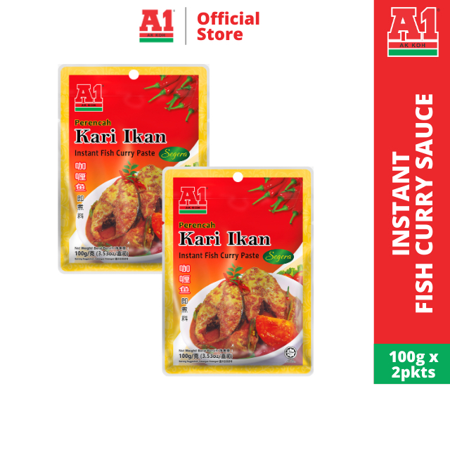 A1 Instant Fish Curry Sauce (100g x 2 packets)(EXP-OCT.2024) | Shopee ...
