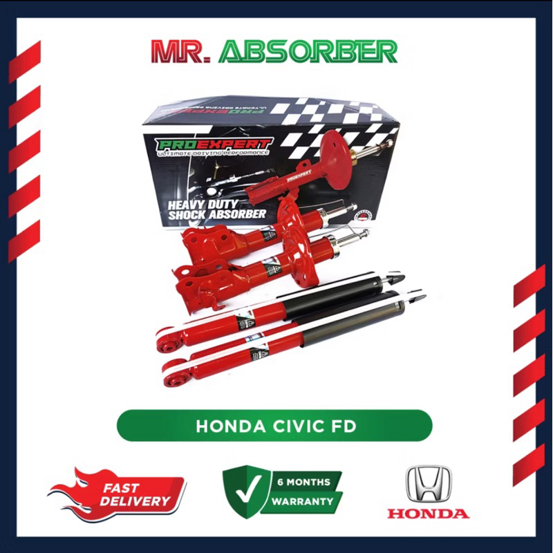 ABSORBER HONDA CIVIC FD PROEXPERT HEAVY DUTY | Shopee Singapore