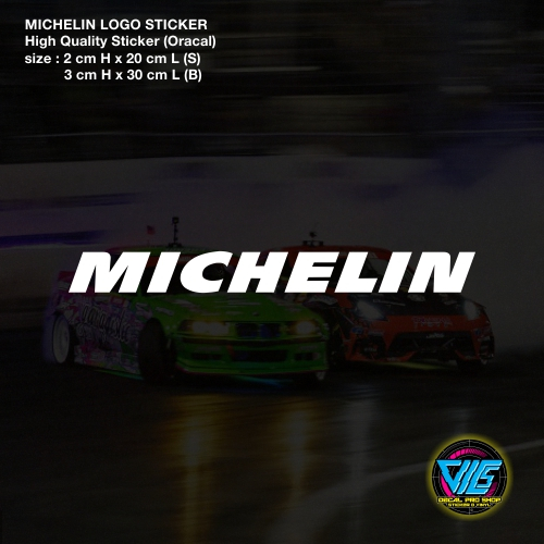 MICHELIN Logo Sticker / Decal (High Quality Sticker) | Shopee Singapore