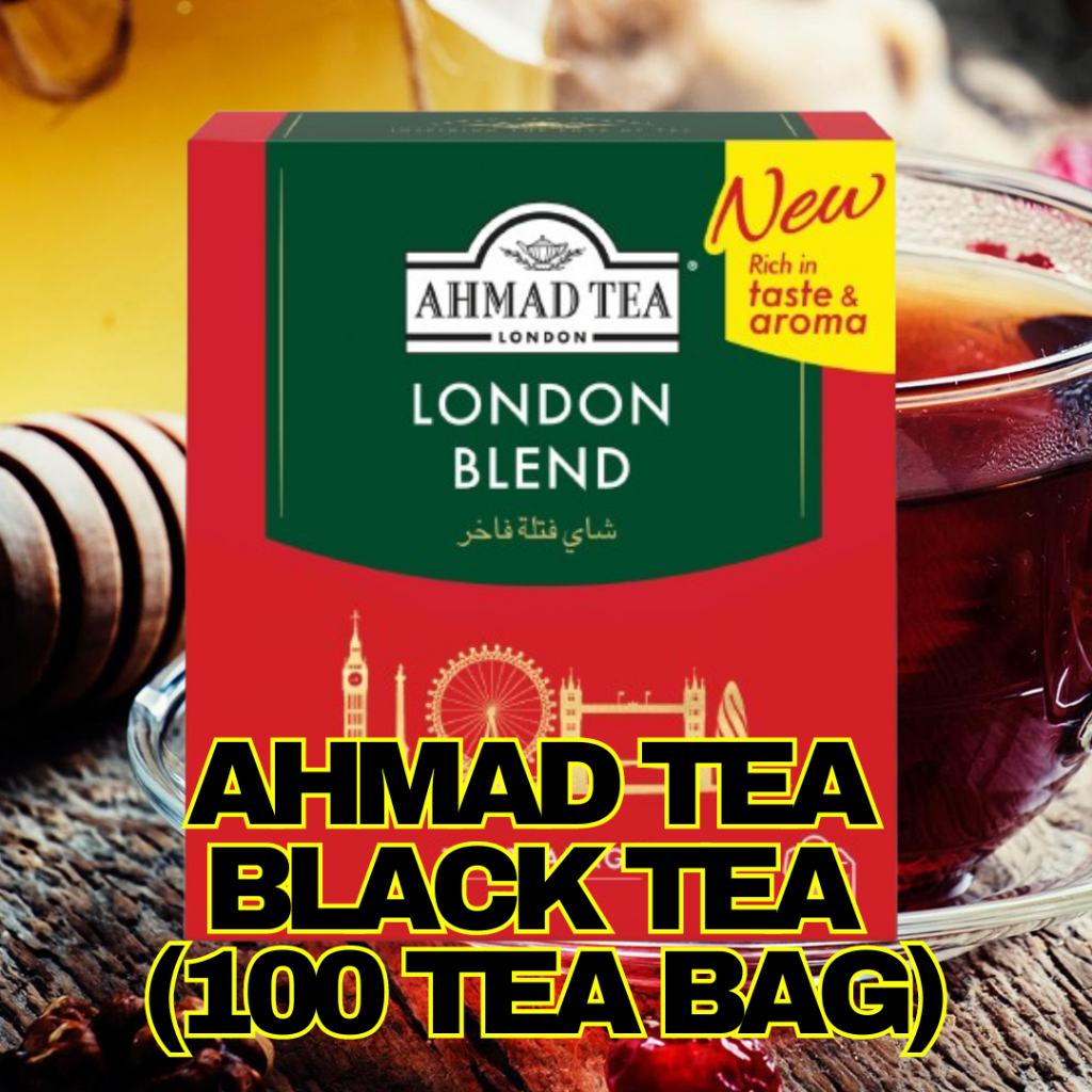 AHMAD TEA LONDON BLEND BLACK TEA (100 TEA BAG) | Shopee Singapore